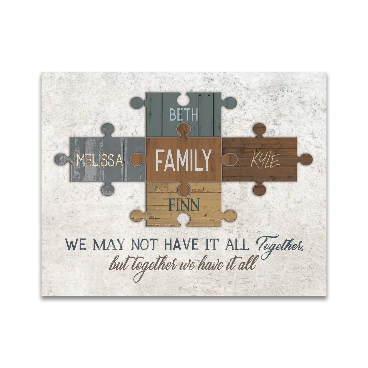 Scott Kennedy Personalized Family is the Piece That Holds Us Together ...